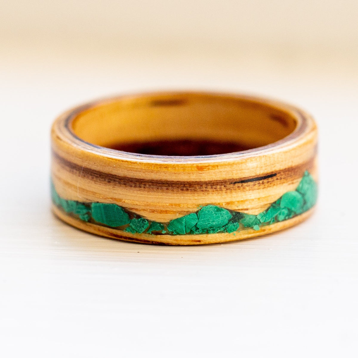 Zebra Wood Rings | My Roots Jewelry
